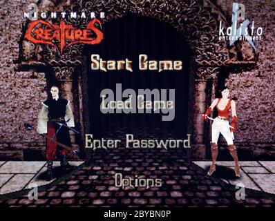 Nightmare Creatures - Nintendo 64 Videogame - Editorial use only Stock ...
