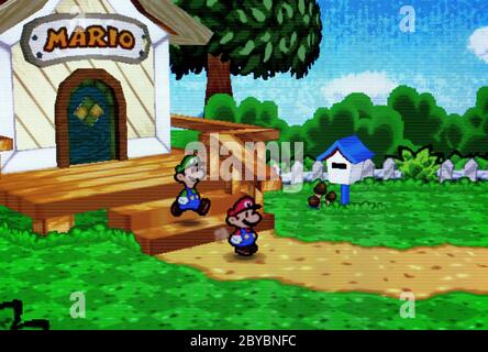 Paper Mario - Nintendo 64 Videogame - Editorial use only Stock Photo - Alamy