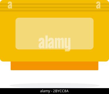 video game cartridge isolated. Retro TV game 8bit Stock Vector Image ...
