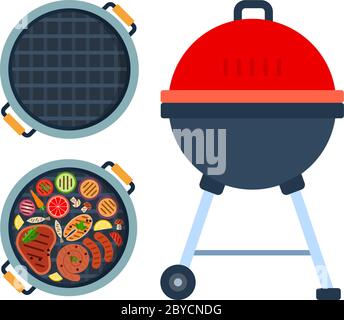 bbq grill equipment Stock Vector Image & Art - Alamy