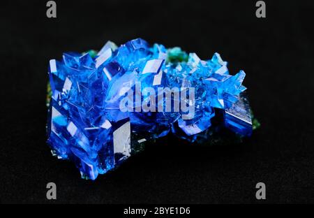 blue, copper, crystals, chemistry, cobalt, sulphate, crystallization ...