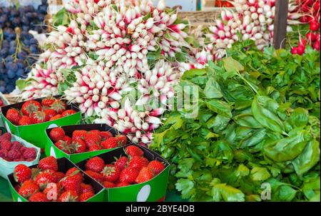 Vegetable numbers in the market Stock Photo - Alamy