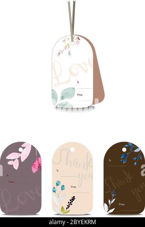 Hand drawn labels and elements collection for Valentine s Day.The main ...