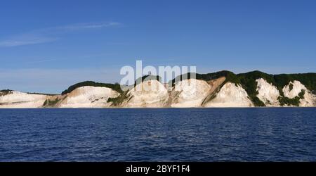Chalk cliffs Mons Klint, Klintholm, Island Mon, Denmark Stock Photo - Alamy