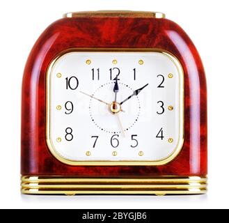 Plastic square alarm clock Stock Photo - Alamy