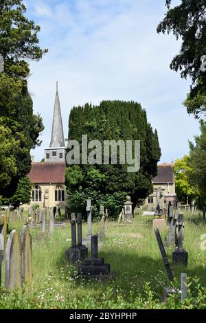 Horley Surrey St Bartholomew Church 1 Stock Photo - Alamy