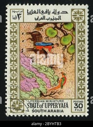 UPPER YAFA - CIRCA 1967: Ancient portrait of the man, circa 1967 Stock ...