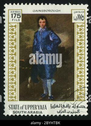 UPPER YAFA - CIRCA 1967: Ancient portrait of the girl, circa 1967 Stock ...