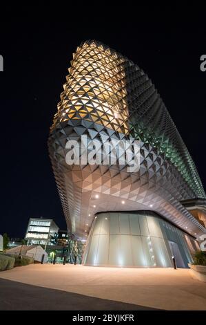 SAHMRI Building at Night (South Australian Health and Medical Research ...