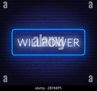 Willpower icon on white background Stock Vector Image & Art - Alamy