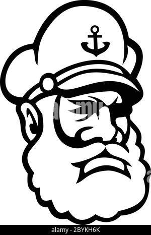 Ship's captain icon. Vector symbol Stock Vector Image & Art - Alamy