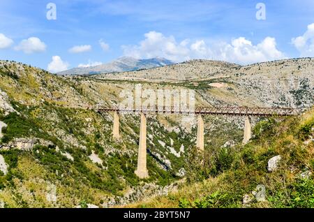 Montenegro: Mala Rijeka Viaduct Stock Photo - Alamy