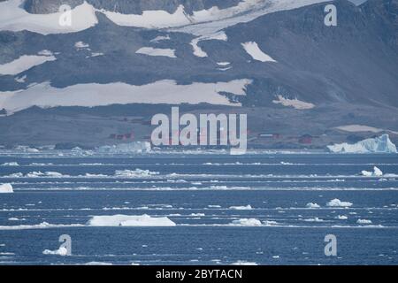 The Argentinian Research Station in Hope Bay on the Trinity Peninsula ...