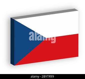 Czechia or Czech republic national day banner for Independence day with ...