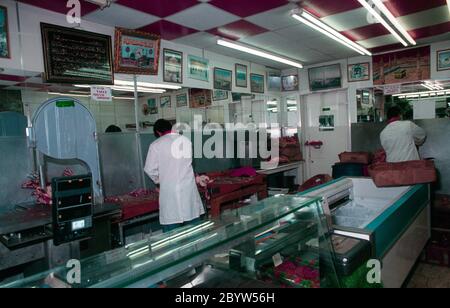 Wembley London Halal Butchers Stock Photo - Alamy