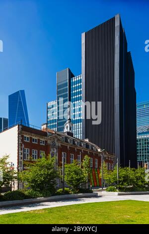 Aldgate and the City of London Stock Photo - Alamy