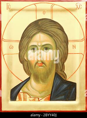 Icon of the Lord Jesus Christ Stock Photo - Alamy