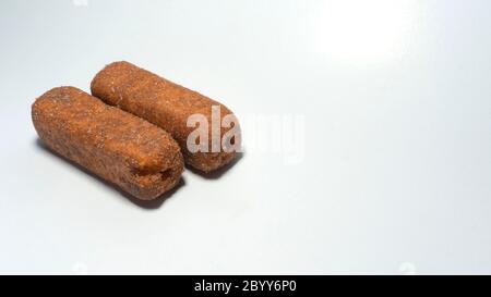 Corn-based snacks with sweet and crispy chocolate flavor Stock Photo ...