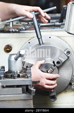 metal blank machining process Stock Photo - Alamy