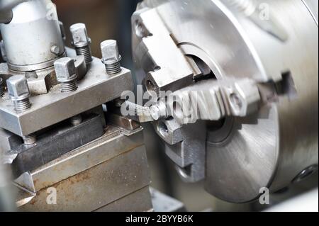 metal blank machining process Stock Photo - Alamy