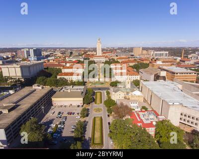 Austin, Texas: University of Texas at Austin campus, including main ...