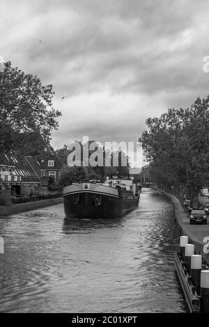 cargo ship, Delft, Netherlands, Europe Stock Photo - Alamy