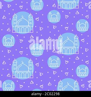 artistic pattern background with mosque Stock Photo - Alamy