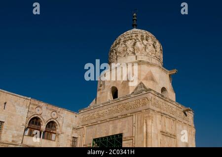 Sabil Qaitbay fountain and Dome of the Rock on Temple Mount Jerusalem ...