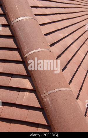 Roofing construction house corner roof with wooden beams, trusses ...