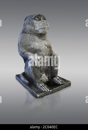 Plaster cast of an ancient Egyptian Thot Baboon statue, reign of ...