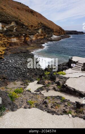 small bay at Montana Amarillo Stock Photo - Alamy