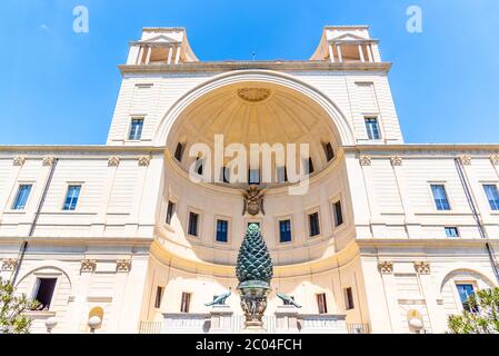 Bronze Pine Cone, Italian: Fontana della Pigna, at Courtyard of the ...