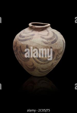 Ancient Egyptian decorated mari ware, class D, baked clay, Predynastic ...