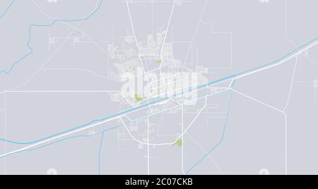 Urban vector city map of Sahiwal, Pakistan, Asia Stock Vector Image ...