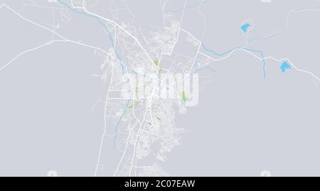 Urban vector city map of Quetta, Pakistan, Asia Stock Vector Image ...