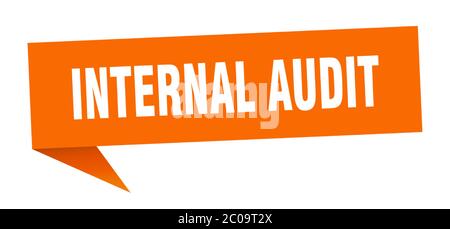 internal audit banner. internal audit speech bubble. internal audit ...