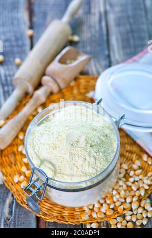 Corn porridge - traditional east European food made of corn flour ...