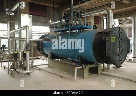 Boiler room of large house Stock Photo - Alamy
