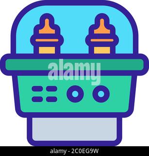 sterilizer tool icon vector outline illustration Stock Vector Image & Art - Alamy