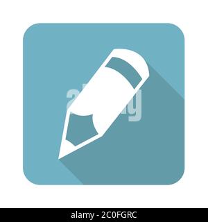Illustration Pencil Icon Stock Photo - Alamy
