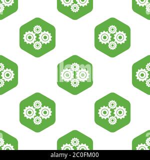 simple cogs and gears illustration backdrop - teamwork concept Stock ...