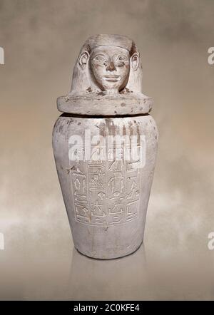 Ancient Egyptian Imesty or Amset Canopic Jar, New Kingdom, Egyptian ...