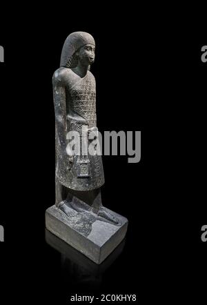 Ancient Egyptian statue of Aanen, second priest to Amon, granodioite ...