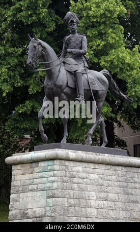 A statue of Lord Kitchener in Chatham, Kent Stock Photo - Alamy