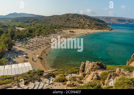 Amazing view on landscape of Crete island, Greece Stock Photo - Alamy