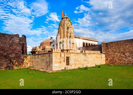 Hindu Temple inside the Rana Ratan Palace in Chittor Fort in ...