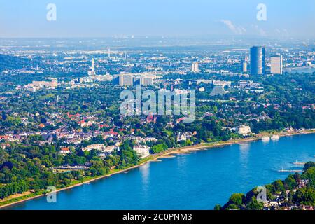 Bonn city suburb aerial panoramic view in Germany Stock Photo - Alamy