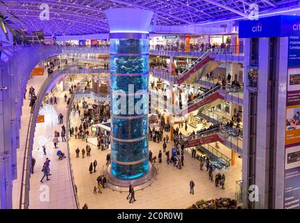 Interior of Aviapark shopping mall in Moscow Stock Photo - Alamy