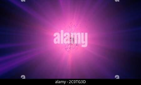 pulse star ray light color in space Stock Photo - Alamy