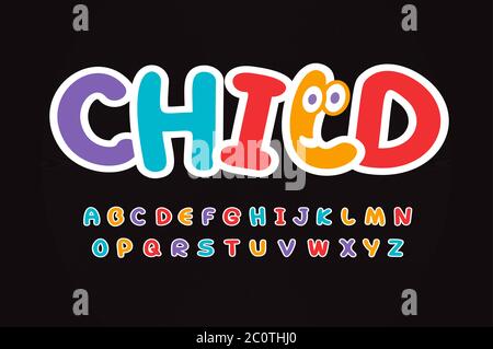 Set of vector logos for children, child Stock Vector Image & Art - Alamy